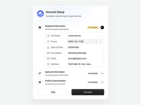 Account Setup AlignUI Design System In 2024 Design System Web