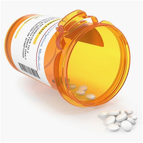 Pill Bottle 3d Models Blender Blend Download Free3d