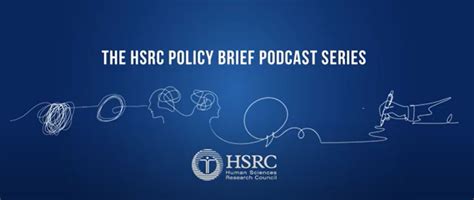 Hsrc Policy Brief Series Hsrc Human Sciences Research Council