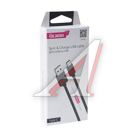 Кабель Usb Type C 3м черный Olmio Olm 039518 Avtoall Ru