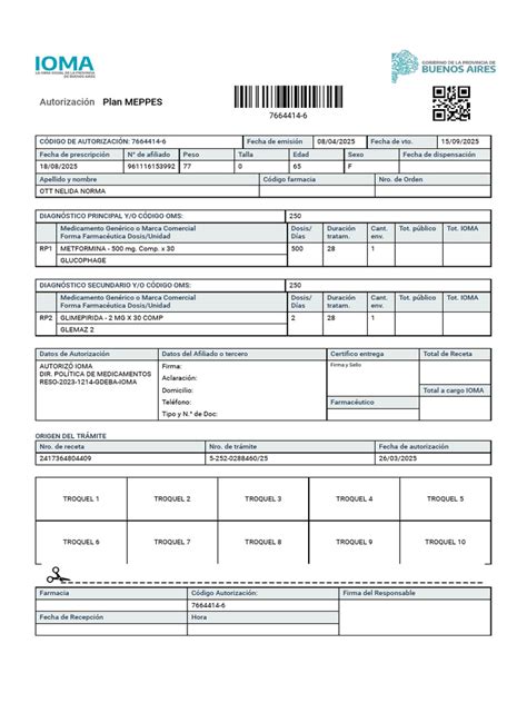 Autorización De Medicamentos Ioma 2025 Pdf Farmacia Tratamientos