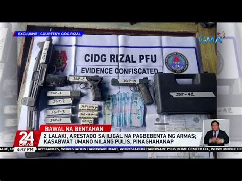 2 Lalaki Arestado Sa Iligal Na Pagbebenta Ng Armas Kasabwat Umano