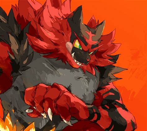 Incineroar The Match Is Waiting For Me Pokemon Incineroar Fire