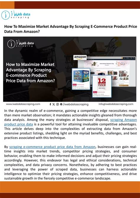 PPT How To Maximize Market Advantage By Scraping E Commerce Product
