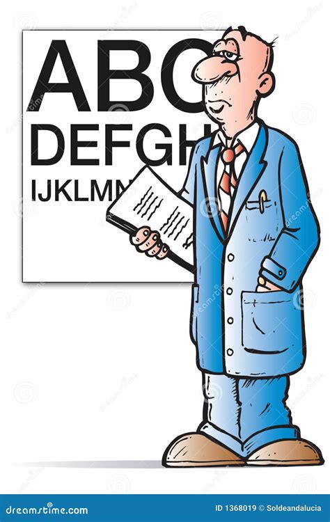 Opthamologist Stock Illustration Illustration Of Professionals 1368019