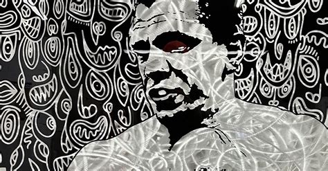 Til Schweiger überreicht Ihnen „rocky“ Kunstwerk Bei Filmpremiere