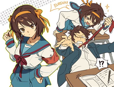 Eureka Haruhi Suzumiya Triumphantly Declares Eureka While