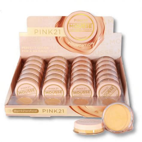 Base Facial Efecto Mousse Pink21 Natural Touch Royal Mayorista