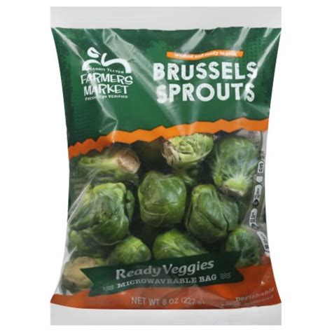 Harris Teeter Farmers Market Ready Veggies Brussels Sprouts 8 Oz