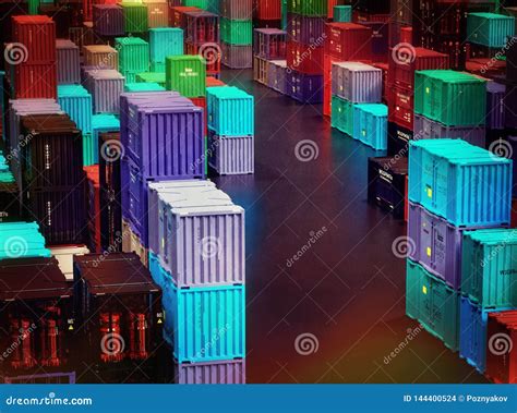 Fragile Commodity Containers Freight Cargo In Warm Dry Storage