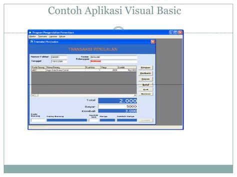 Konsep Pemrograman Visual Basic Pptx