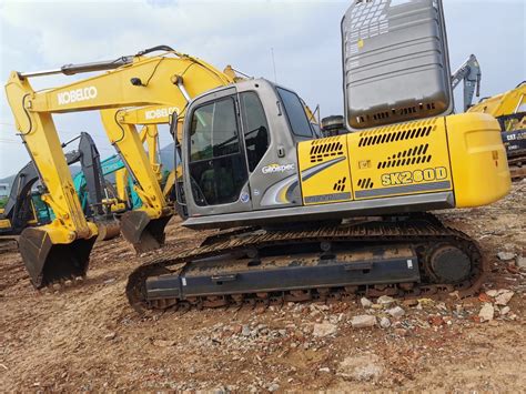 26ton Yellow Second Hand Kobelco Sk260 Used Hydraulic Crawler Excavator Medium Excavator And
