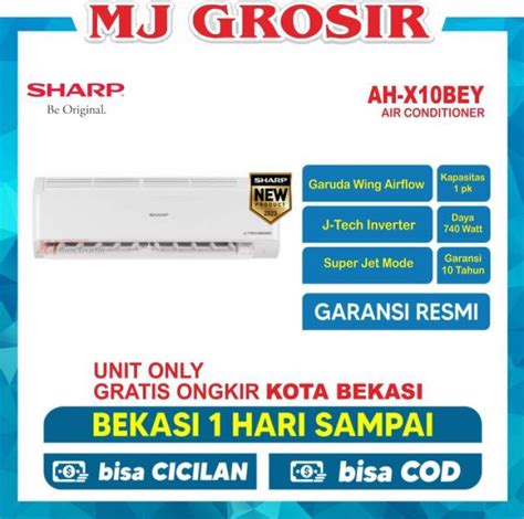 Promo Ac Sharp Ah X10zy 10 Zy 1 Pk R32 J Tech Inverter Unit Only Diskon