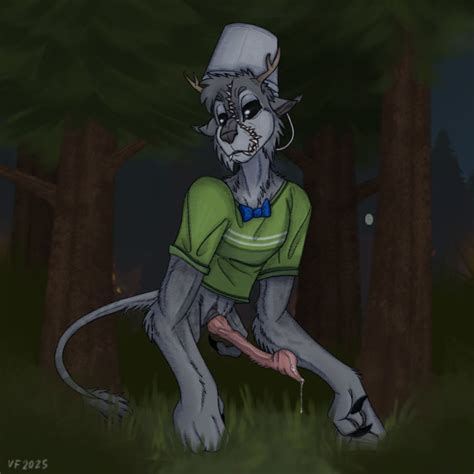 Rule 34 Alien Genitalia Cryptid Falsesphinx Forest Furry Humanoid Male Only Night Non Human