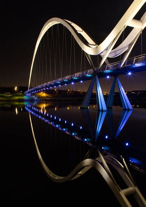 Infinity Bridge In Reflection Stockton On Tees Simon Mccabe Flickr