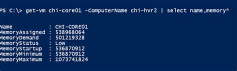 Creating A Hyper V VM Memory Report The Lonely Administrator