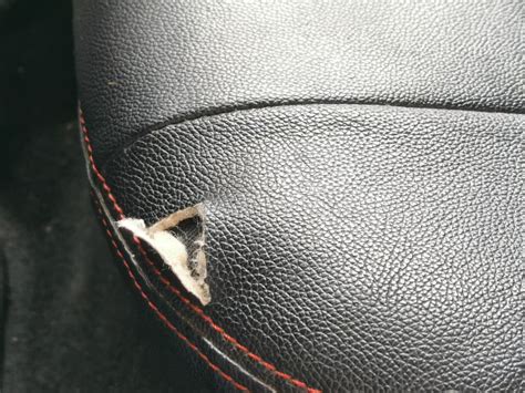 Ripped Car Seat With Visible Foam Stock Image Image Of Mattress Lacerate 293612527