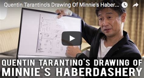 Quentin Tarantinos Drawing Of Minnies Haberdashery From The Hateful