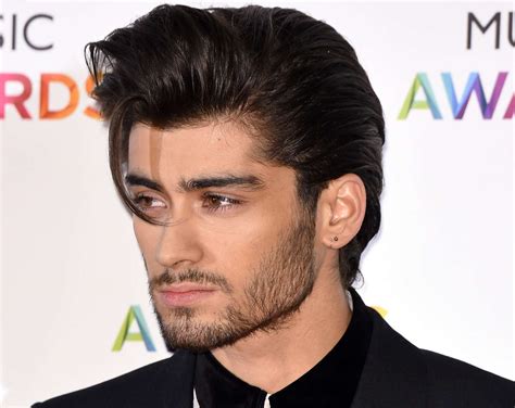 Zayn Malik Pompadour Zayn Malik At The 60th Annual Grammy Awards Held
