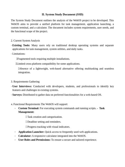 Project Document Template Pdf User Computing Login