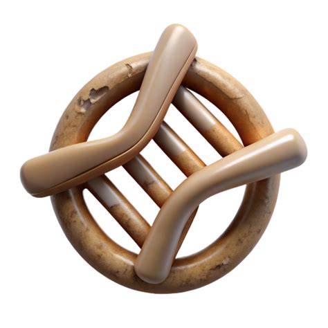 Stunning Artistic Genetic Modification Symbol Abstract Design Isolated