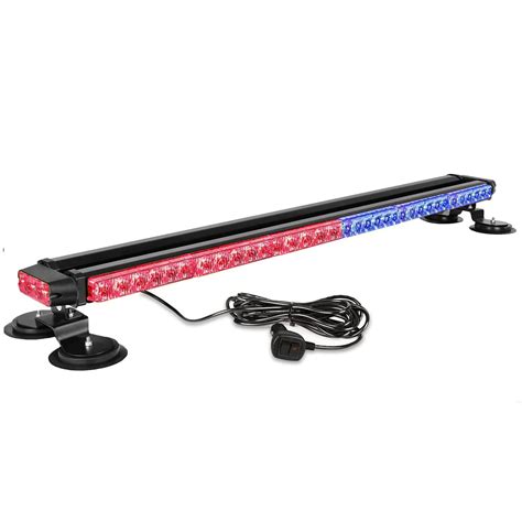 รุ่นใหม่ สว่างจัดเต็ม ไฟไซเรน Led ติดหลังคา Siren 78led 12v 24v ไฟติด