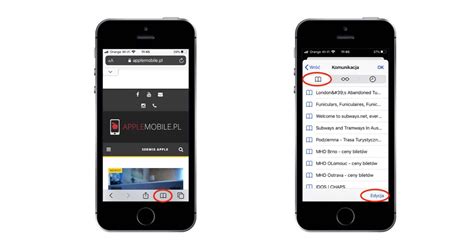 Safari Dla Ios Dodawanie Edytowanie I Usuwanie Zakładek