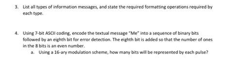3 List All Types Of Information Messages And State