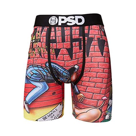 Psd Mens Brief Underwear Bottom Red Snoop Dogg Doggy Style S