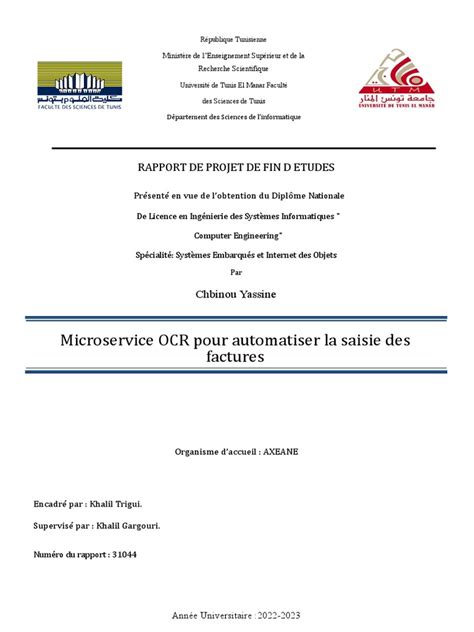 Page De Garde Pfe Pdf