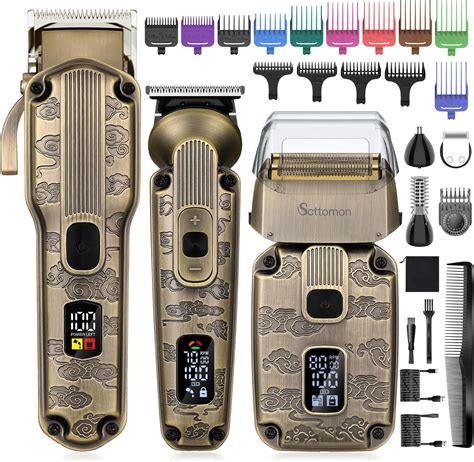 Scttomon Beard Trimmer Kit Hair Clipper Set Professional