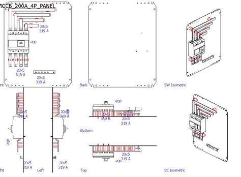 Typical STANDALONE MDB Panel Incomer MCCB A P Adjustable Panels And Parts Shopping