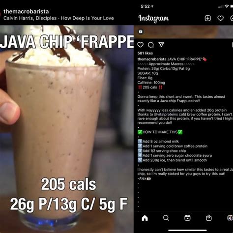 Java Chip Frappe Frappe Cold Brew Coffee Cold Brew