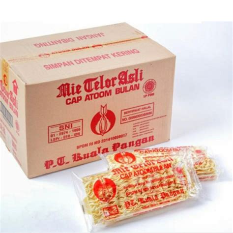 Atoom Bulan Mie Asli Wheat Noodles Restaurant Quality Noodles 200g Pack Of 20 Halal Food By Box