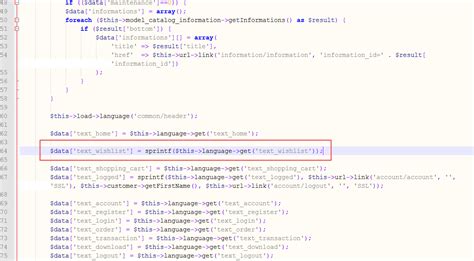 Opencart 2 Troubleshooter How To Get Rid Of The Warning Sprintf