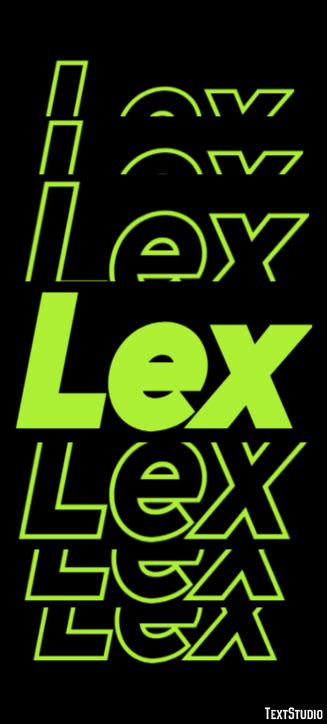 Lex Text Effect And Logo Design Name
