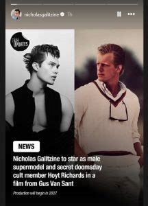 Nicholas Galitzines Next Movie Is A Gus Van Sant Film About A Cult