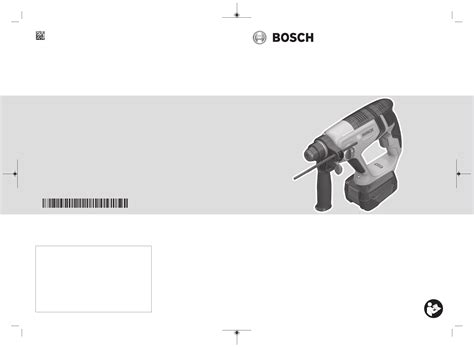 User Manual Bosch Universalhammer 18v English 227 Pages