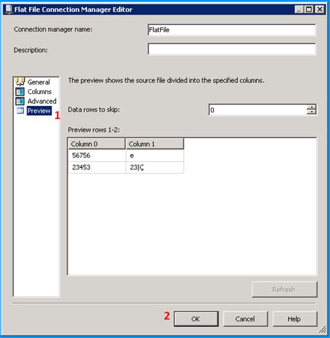 Sql Server How To Prevent Ssis From Truncating The Last Field Of The Last Data Row In A Flat