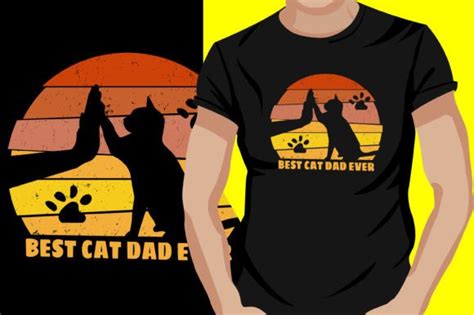 Cat Retro Vintage T Shirt Design Graphic By Design Hut · Creative Fabrica