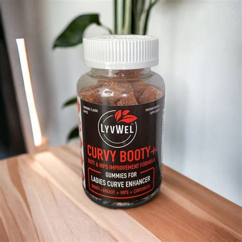 Lyvwel Curvy Booty Supplement Enhance Your Natural Curves 60 Capsules