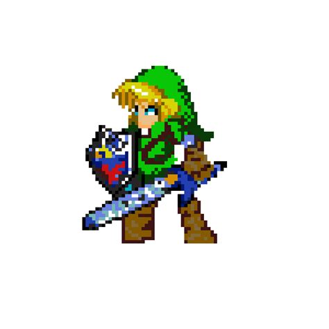 Botw Link Pixel Art By Xenotailsdraws On Deviantart 44 Off
