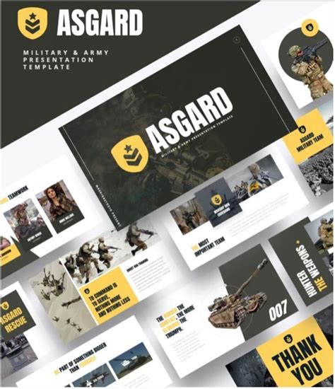 Powerful Military And Army Powerpoint Template