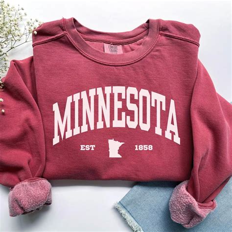 Minnesota Sweatshirt Comfort Colors Minnesota Shirt Minnesota Vacation