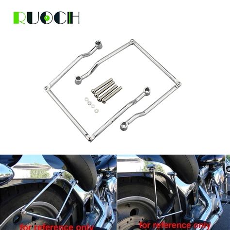 Motorcycle Steel Saddle Bag Conversion Saddlebag Support Brackets