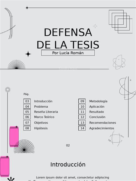 Presentación Defensa De La Tesis Moderna Gris Pdf