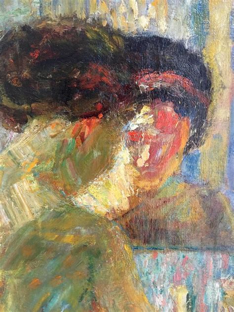 Proantic Young Woman With The Toilet Auguste Durel