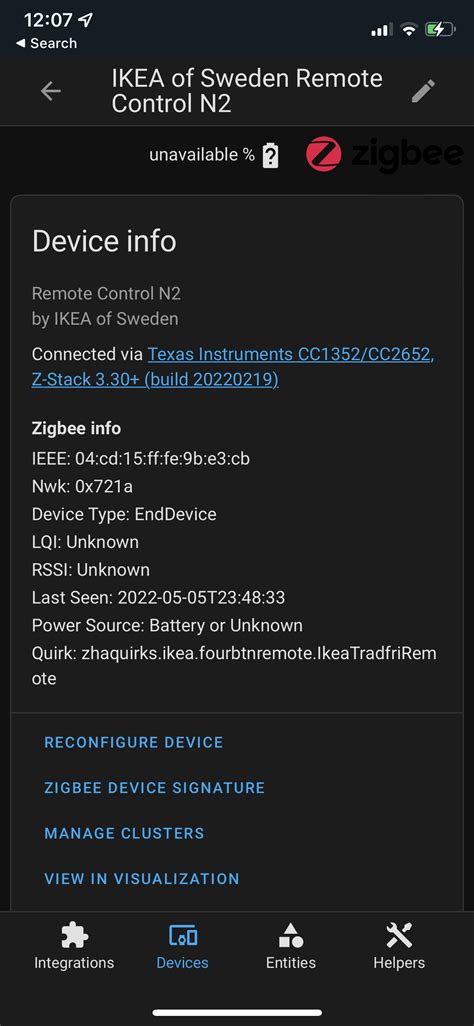 Help With Ikea Tradfri Shortcut Button 1 Working 1 Not Zigbee Home Assistant Community