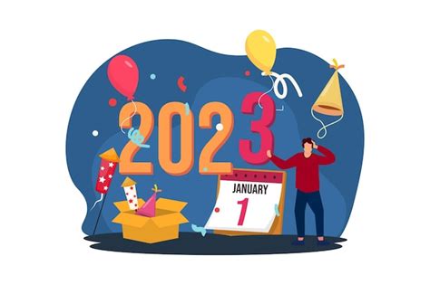 Premium Vector Welcome To 2023 Flat Design