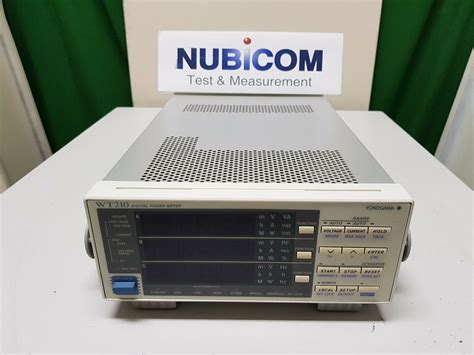 Yokogawa Wt210 Digital Power Meter Nubicom